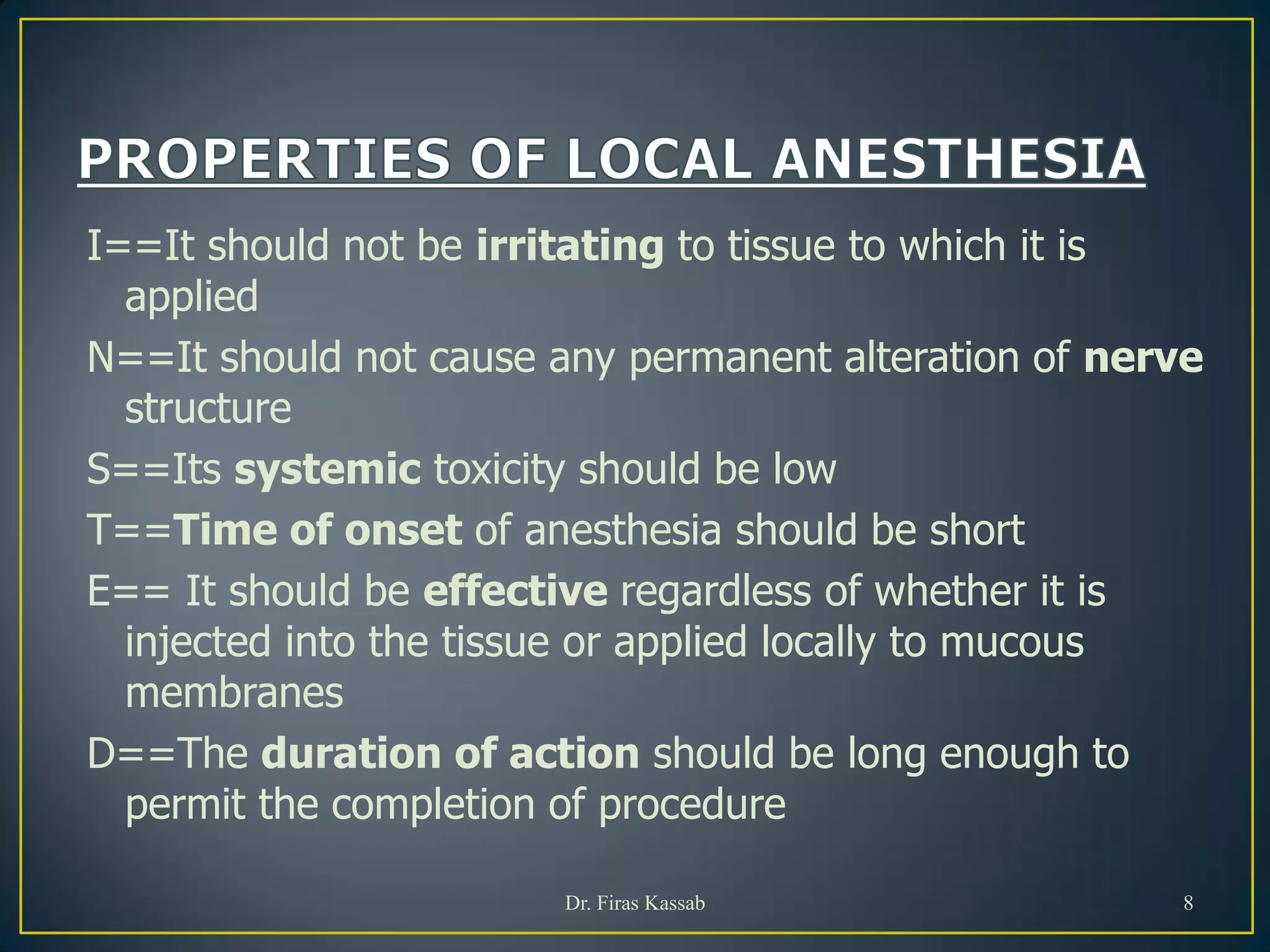 Local anesthesia 2 | PDF