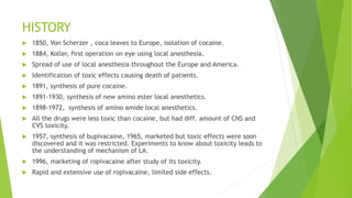 Local anesthesia in animals | PPTX