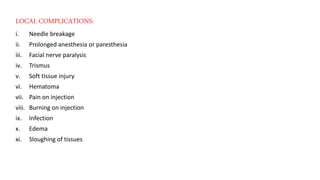 Local anesthesia in dentistry | PPTX