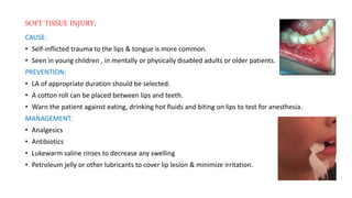 Local anesthesia in dentistry | PPTX
