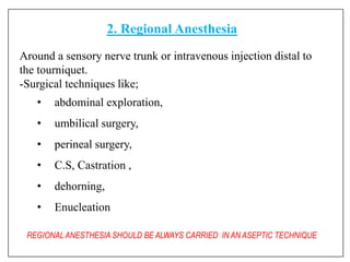 Local anesthesia techniques | PPT