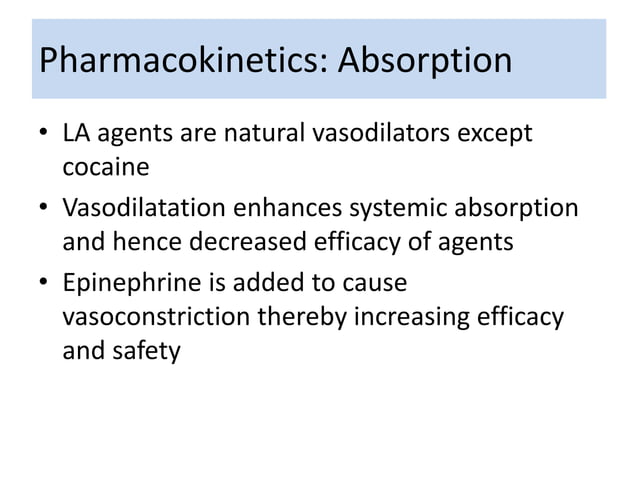 Local anesthetic agents | PPTX