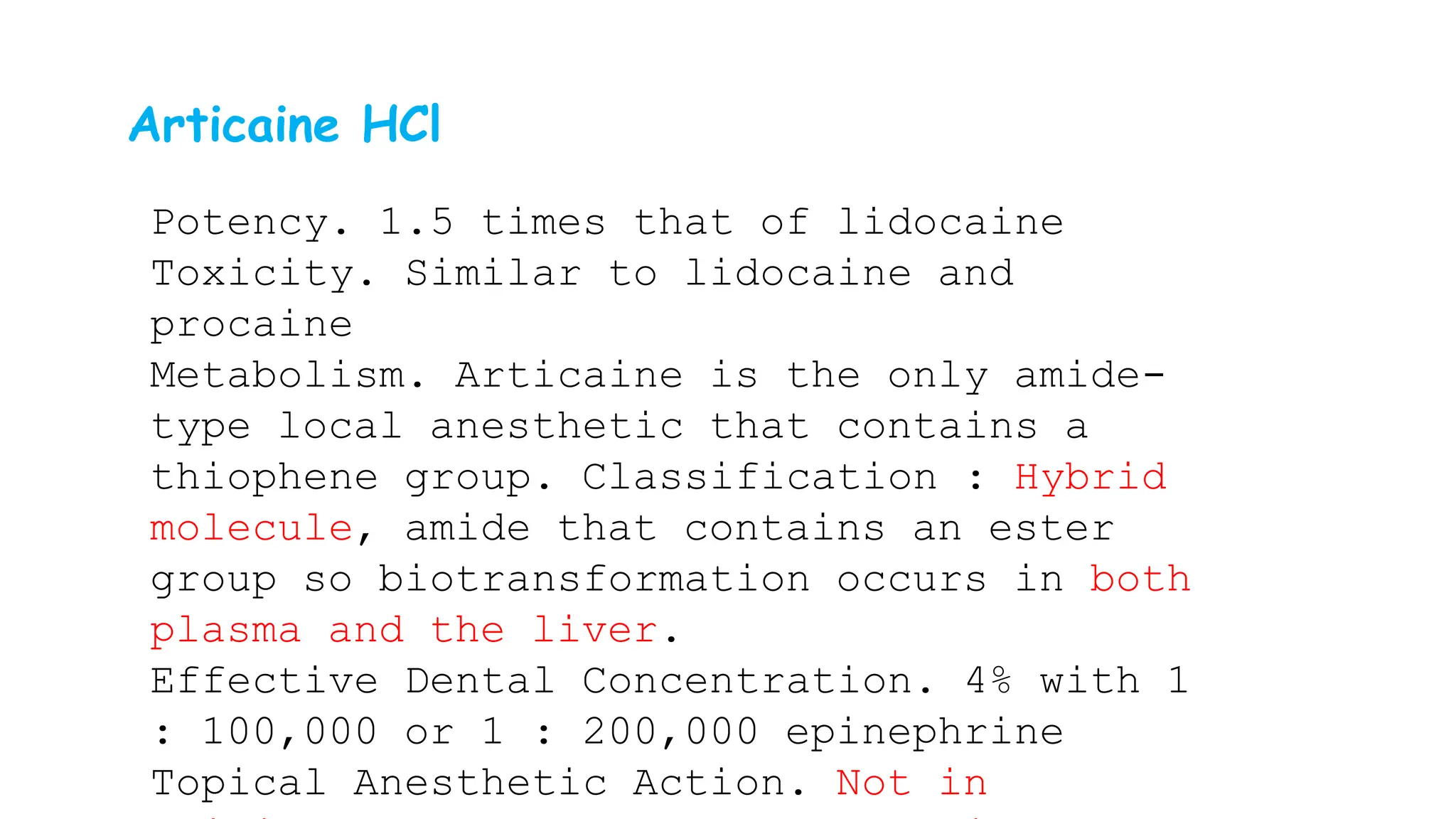 Local anesthetic drugs. part( 1) -.pptx. | PPTX