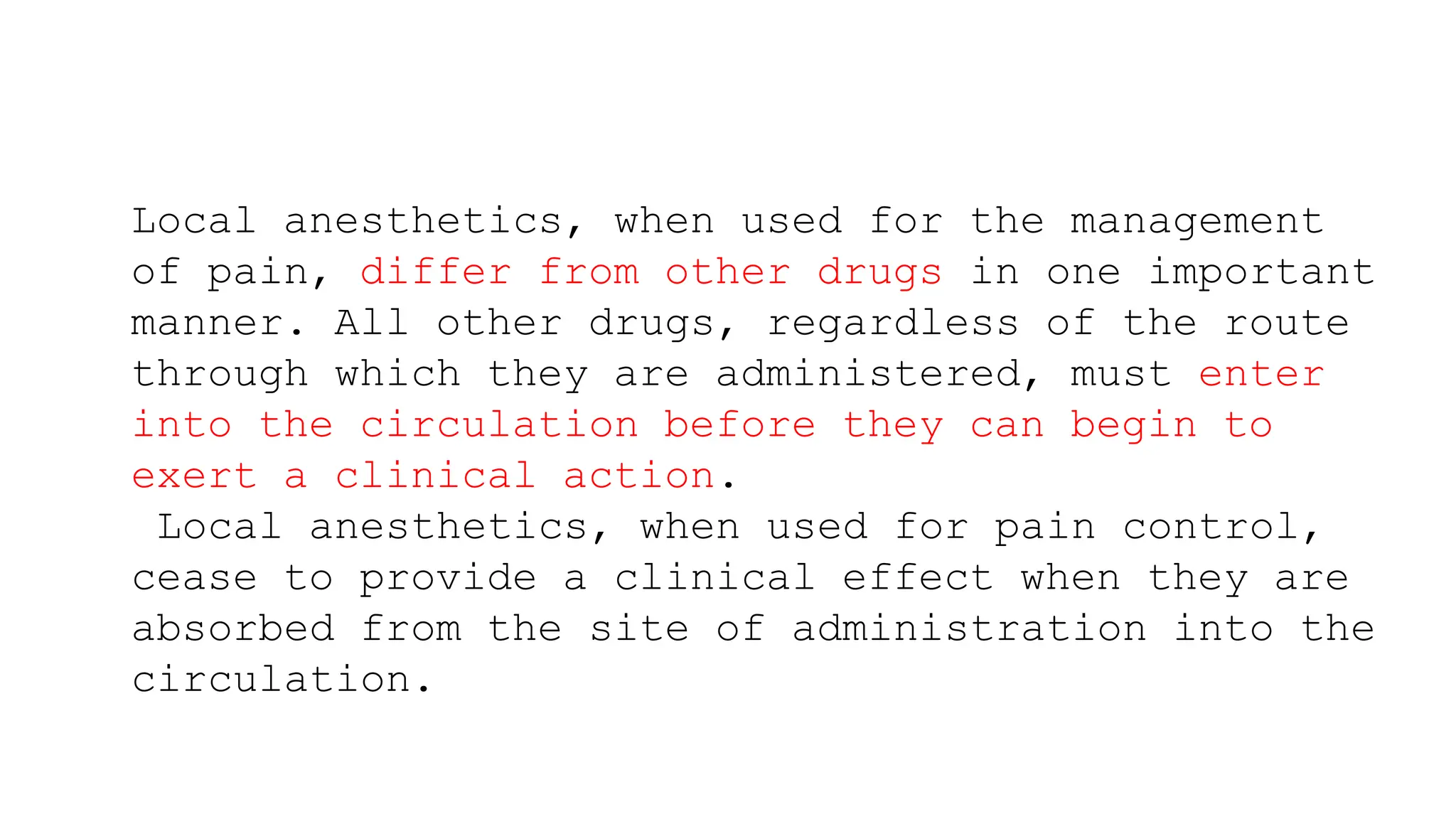 Local anesthetic drugs. part( 1) -.pptx. | PPTX