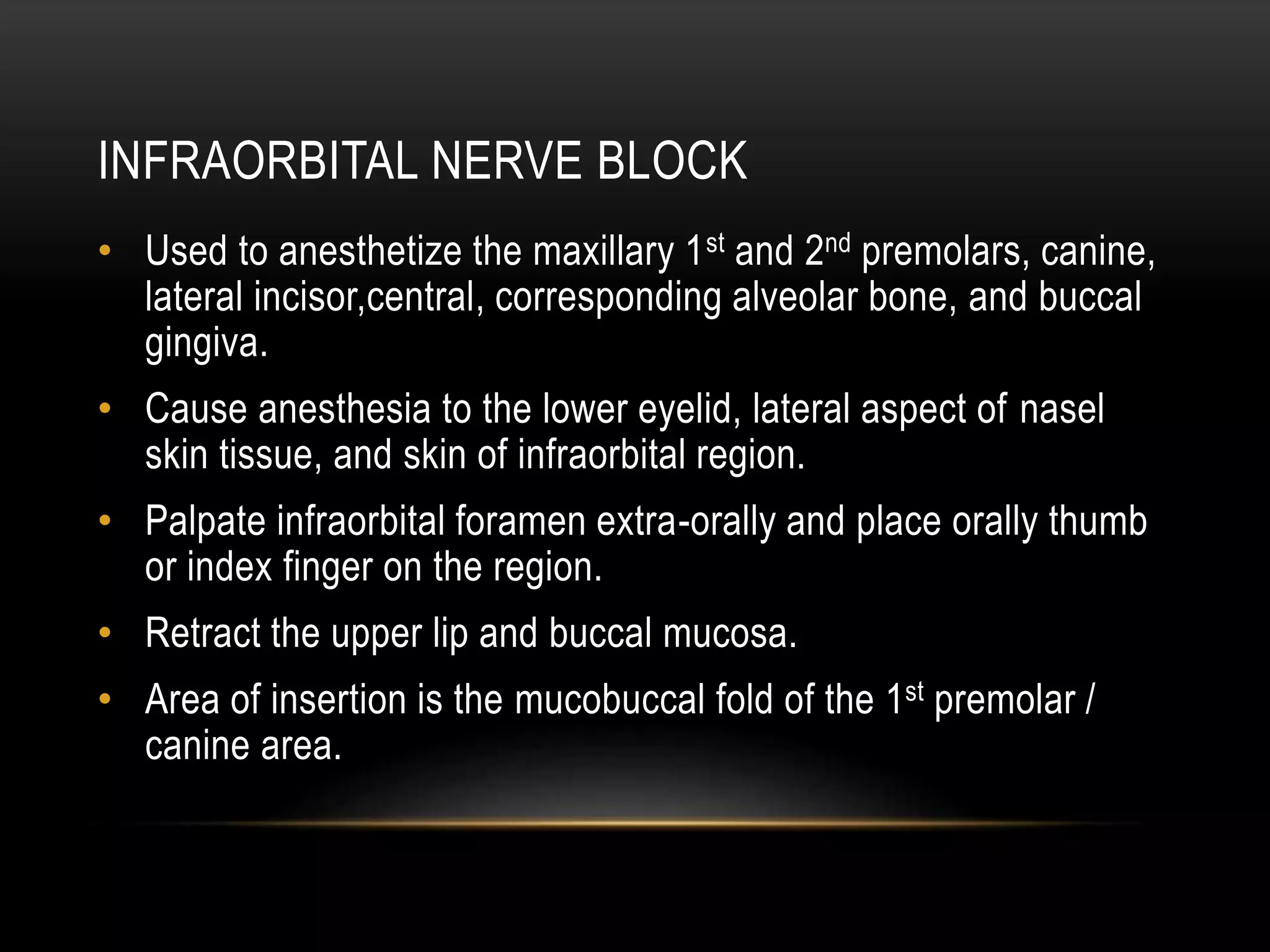 Local anesthetic of maxillary | PPTX