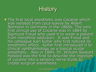 Local anesthetics | PPT