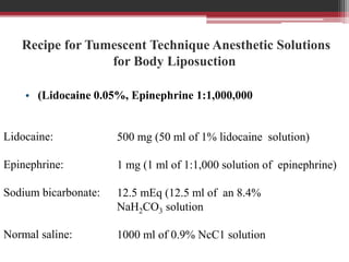 Local anesthetics | PPT