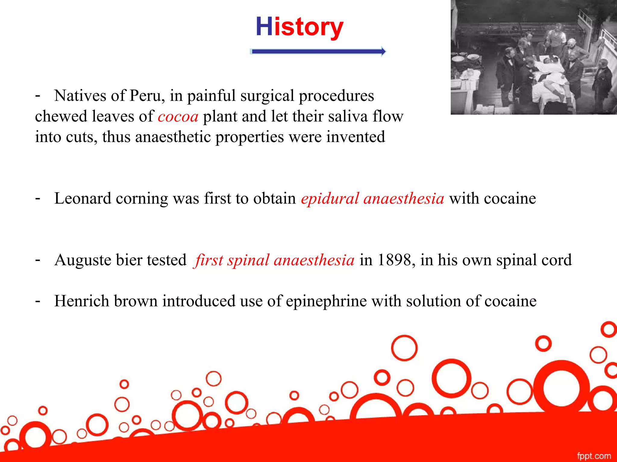 Local anesthetics | PPT