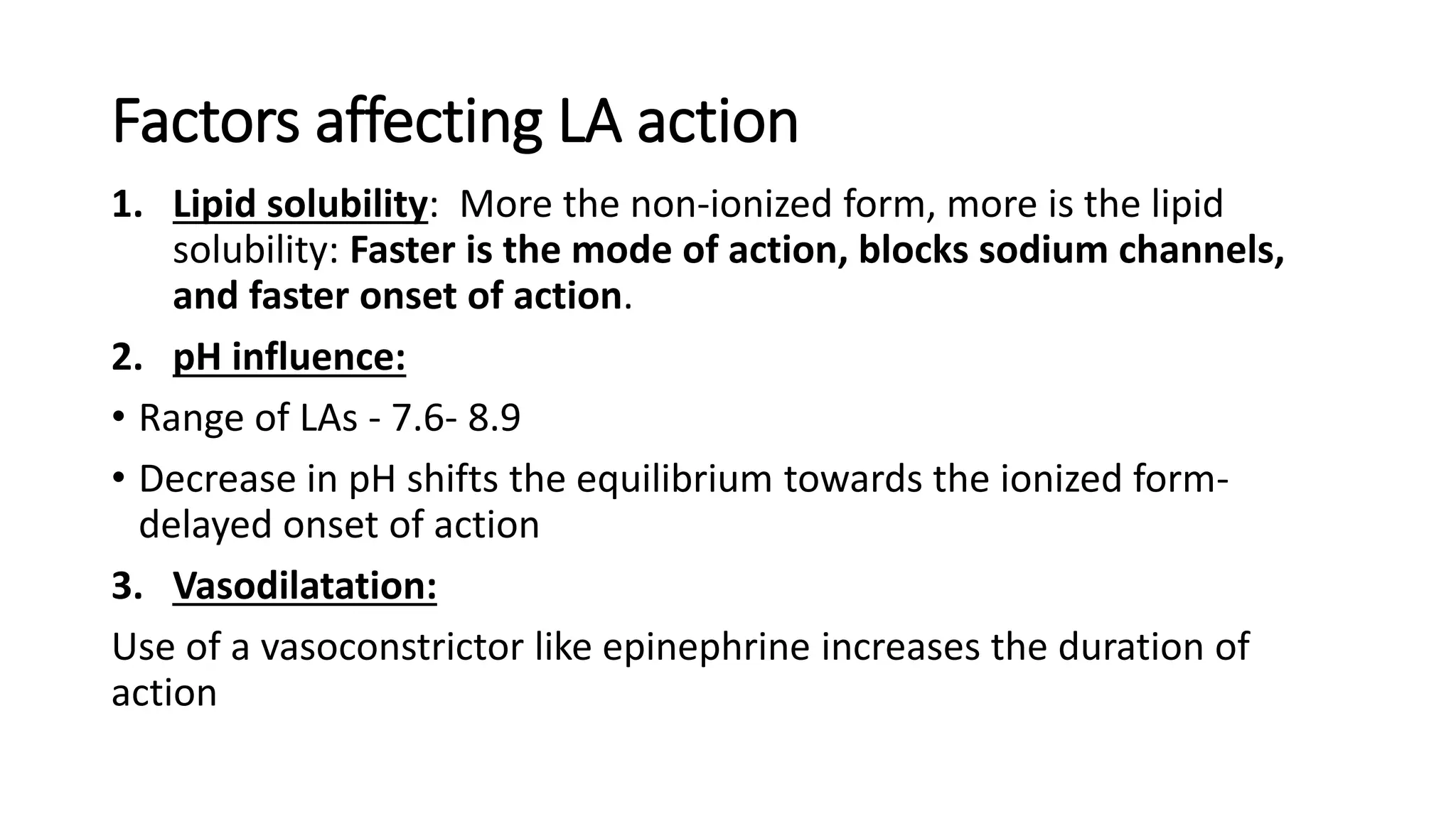 Local anesthetics | PPTX