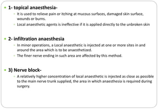 Local Anesthetics | PPTX