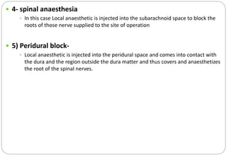 Local Anesthetics | PPTX