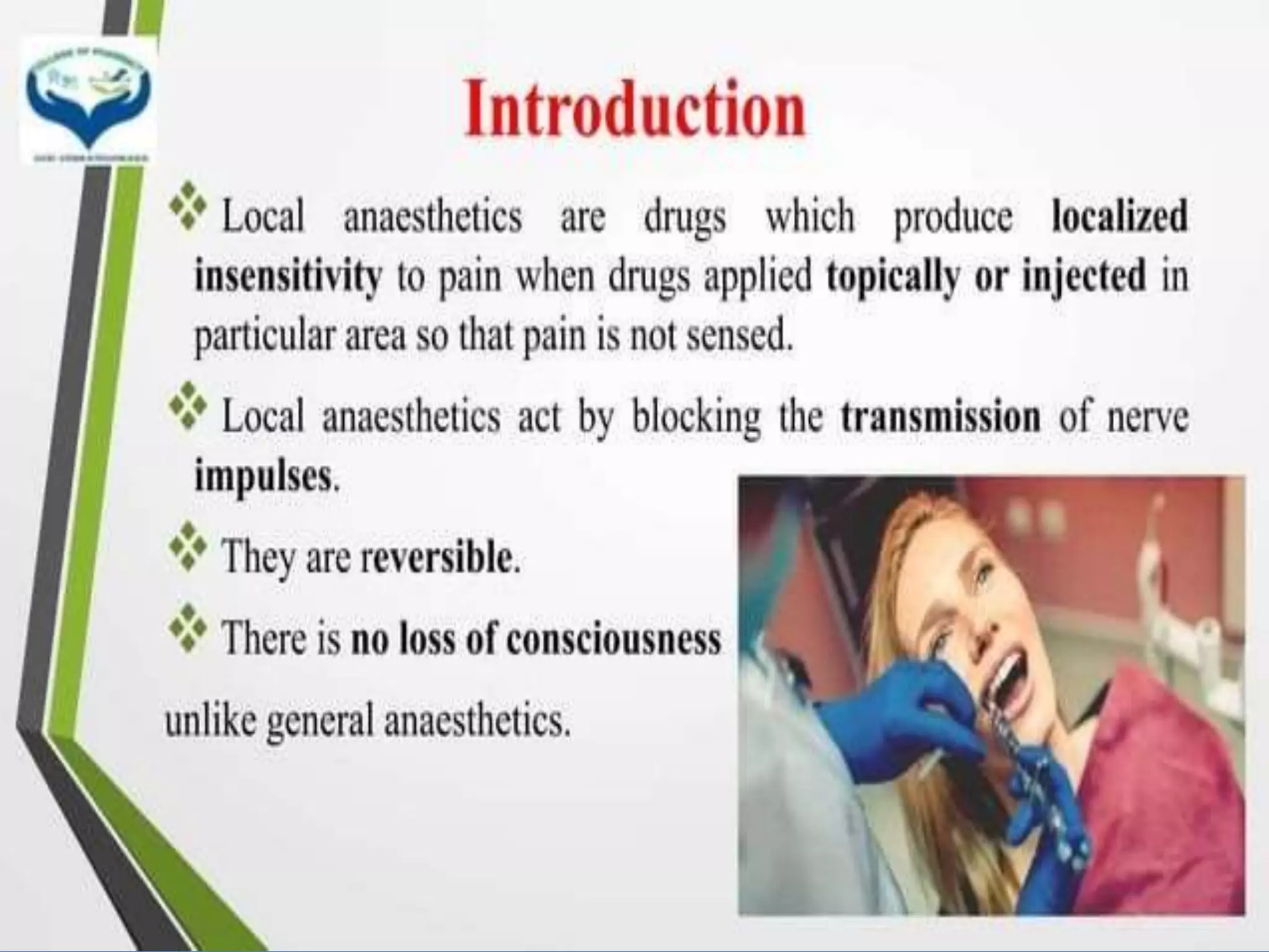 Local Anesthetics-medicinal chemistry | PPTX