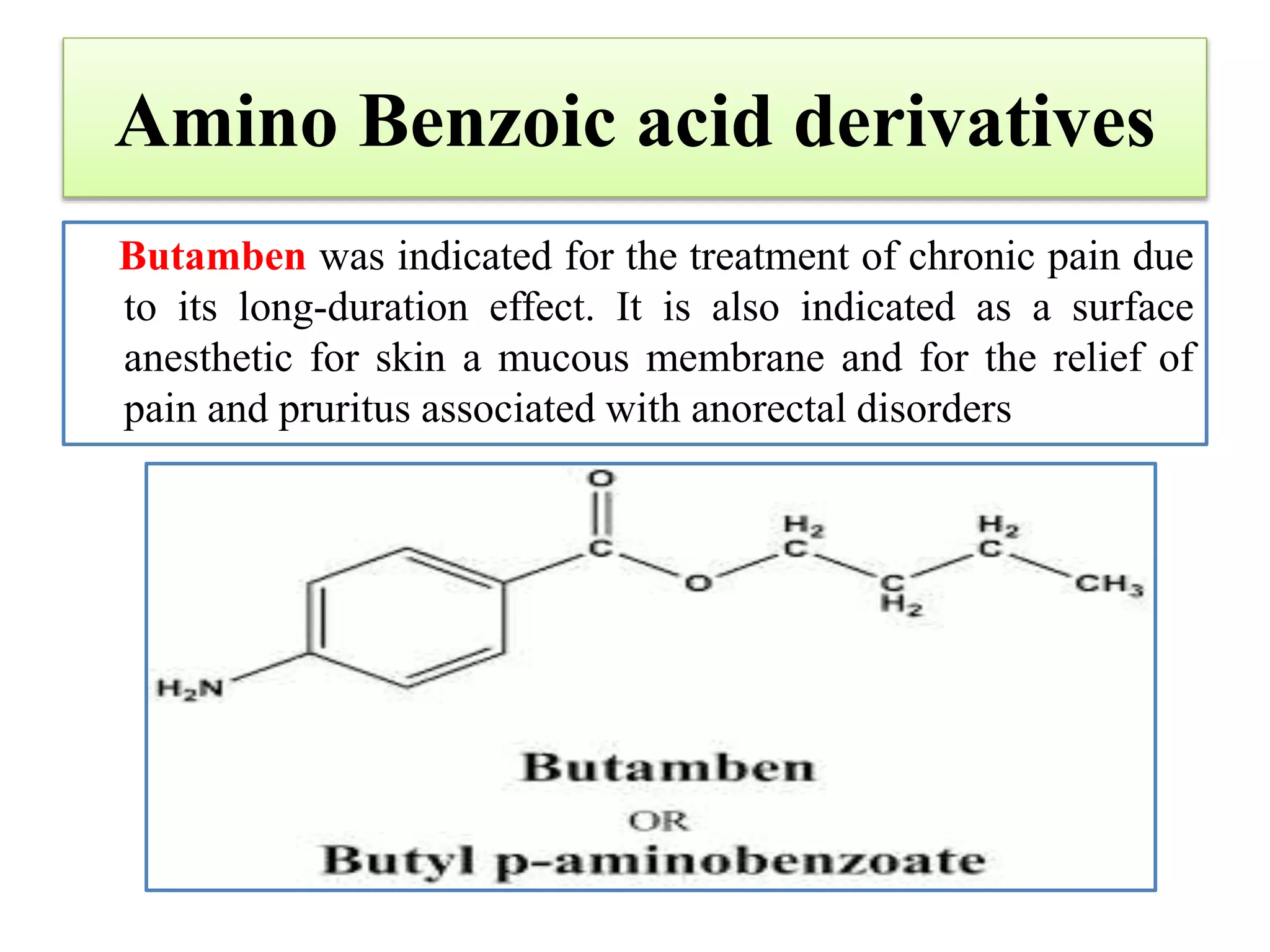 Local Anesthetics-medicinal chemistry | PPTX