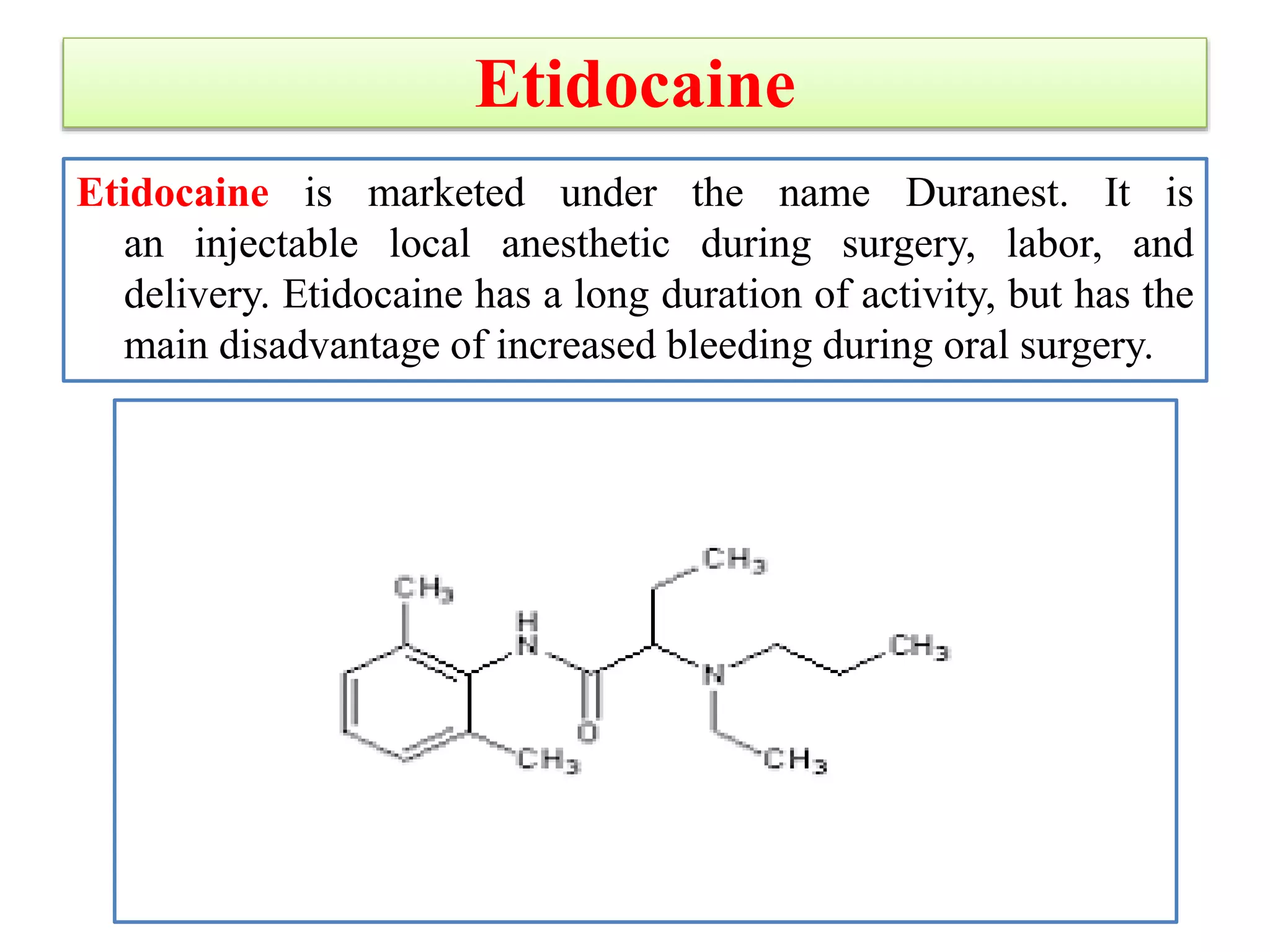 Local Anesthetics-medicinal chemistry | PPTX