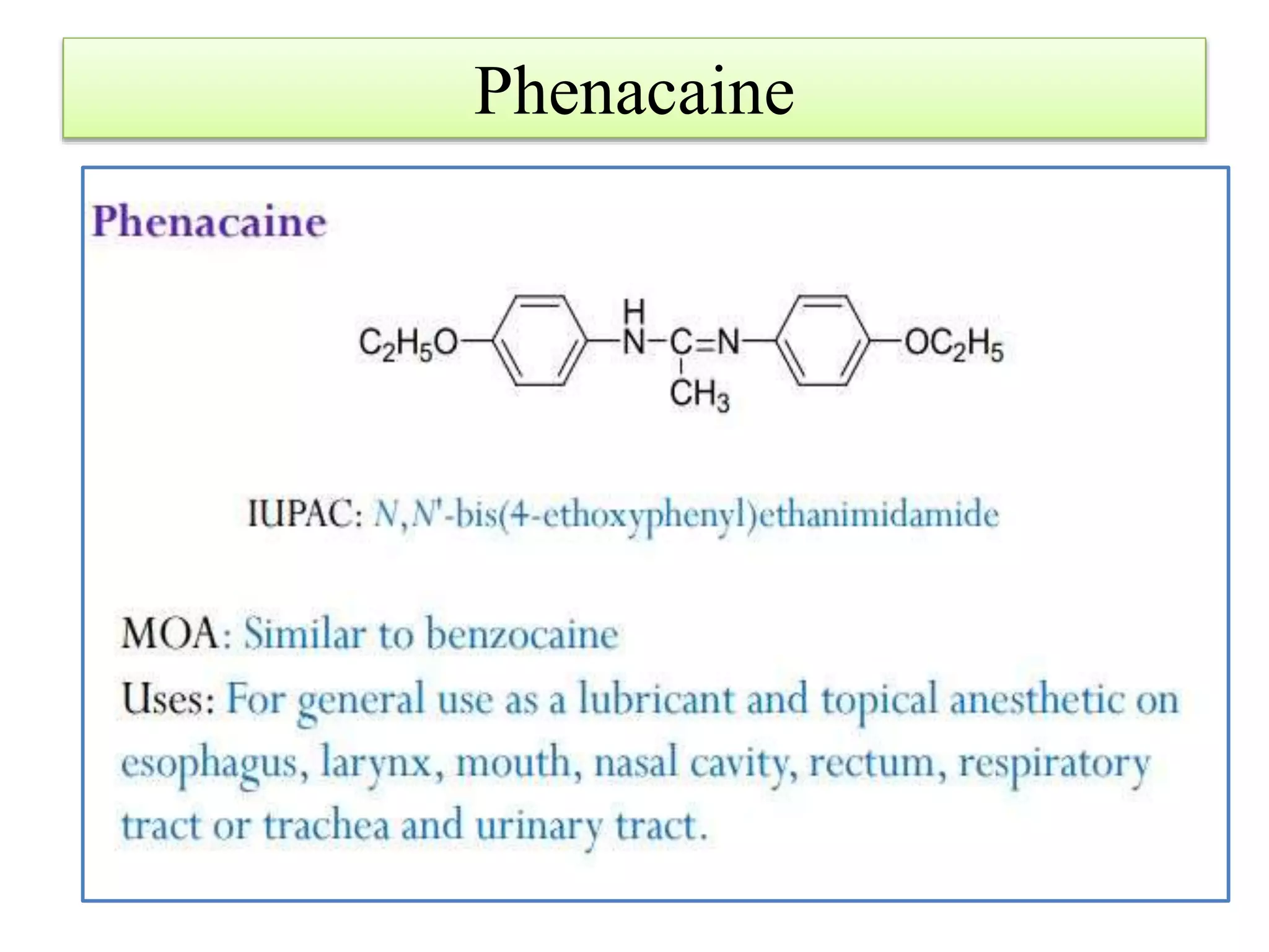 Local Anesthetics-medicinal chemistry | PPTX
