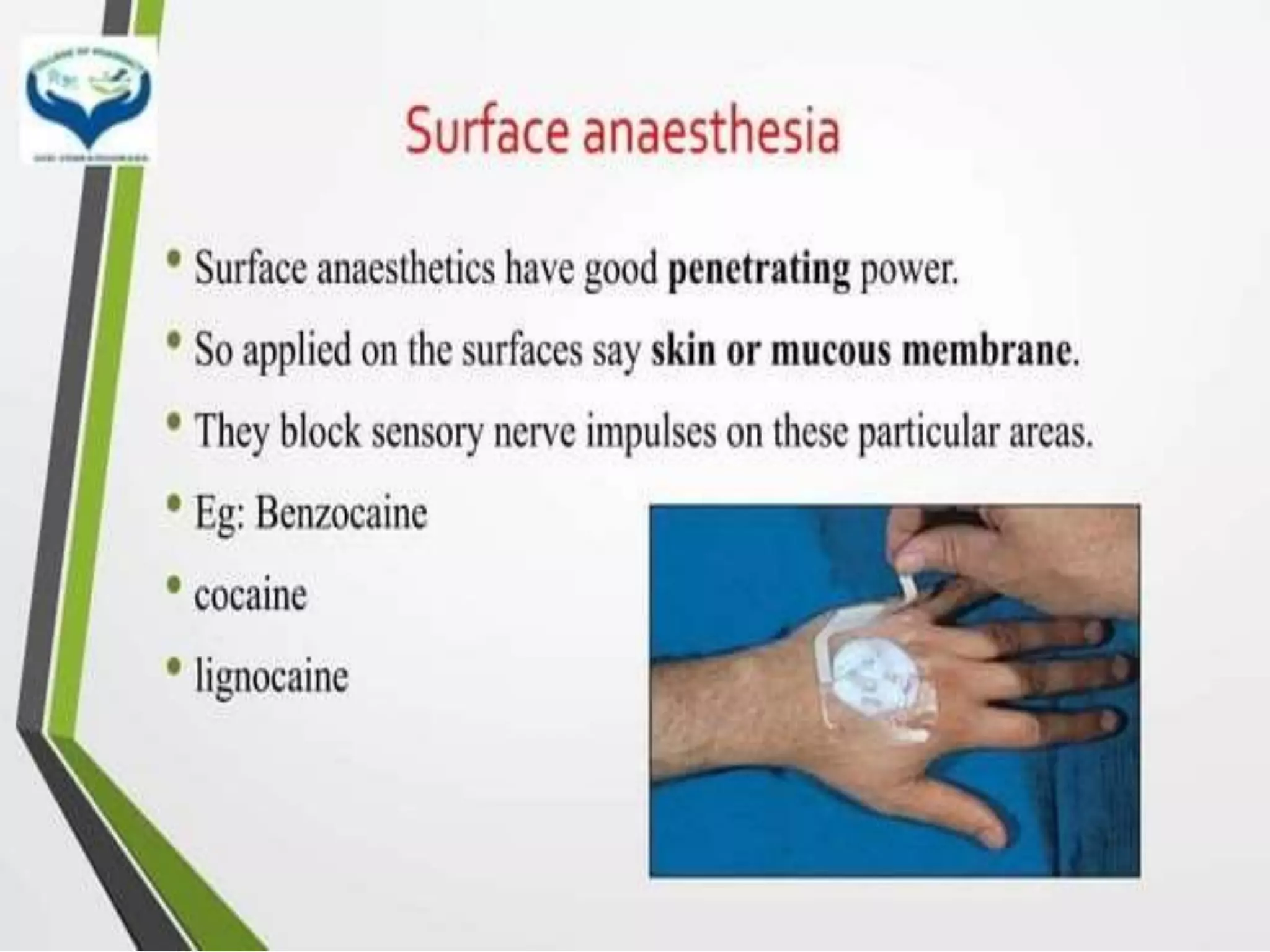 Local Anesthetics-medicinal chemistry | PPTX