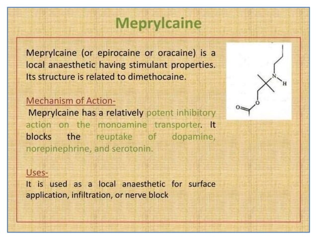 Local Anesthetics-medicinal chemistry | PPTX | First Aid | Injuries