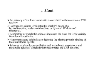 Choice of Local Anesthetics for Anesthesia.pptx