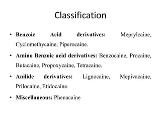 Classification & SAR of Local anesthetics.pdf