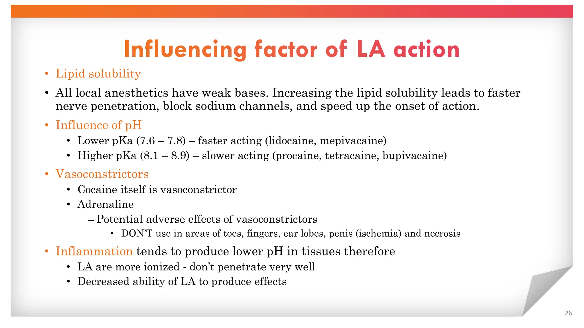 Local Anesthetics - postgraduate level.. | PDF