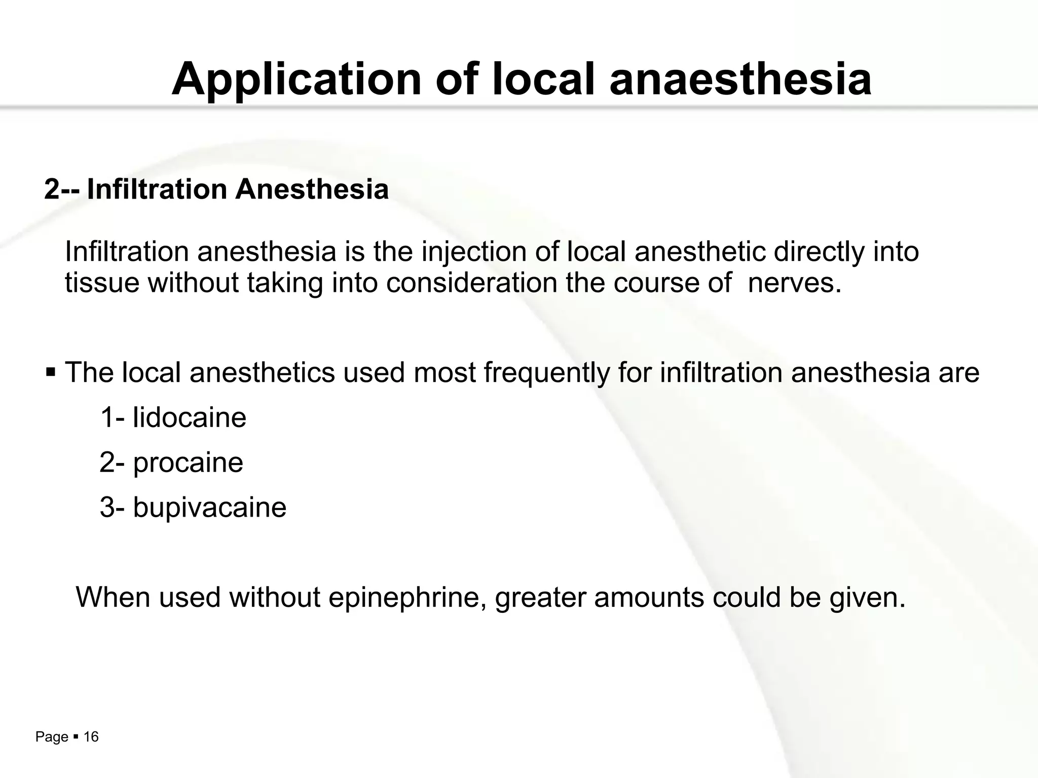 Local anesthetics agents | PPTX
