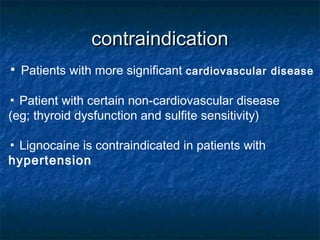 Local anesthetics in dentistry | PPT