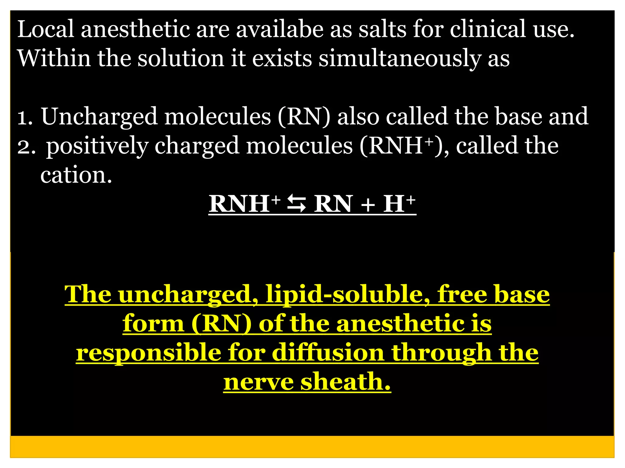 Local anesthetic solution | PPTX