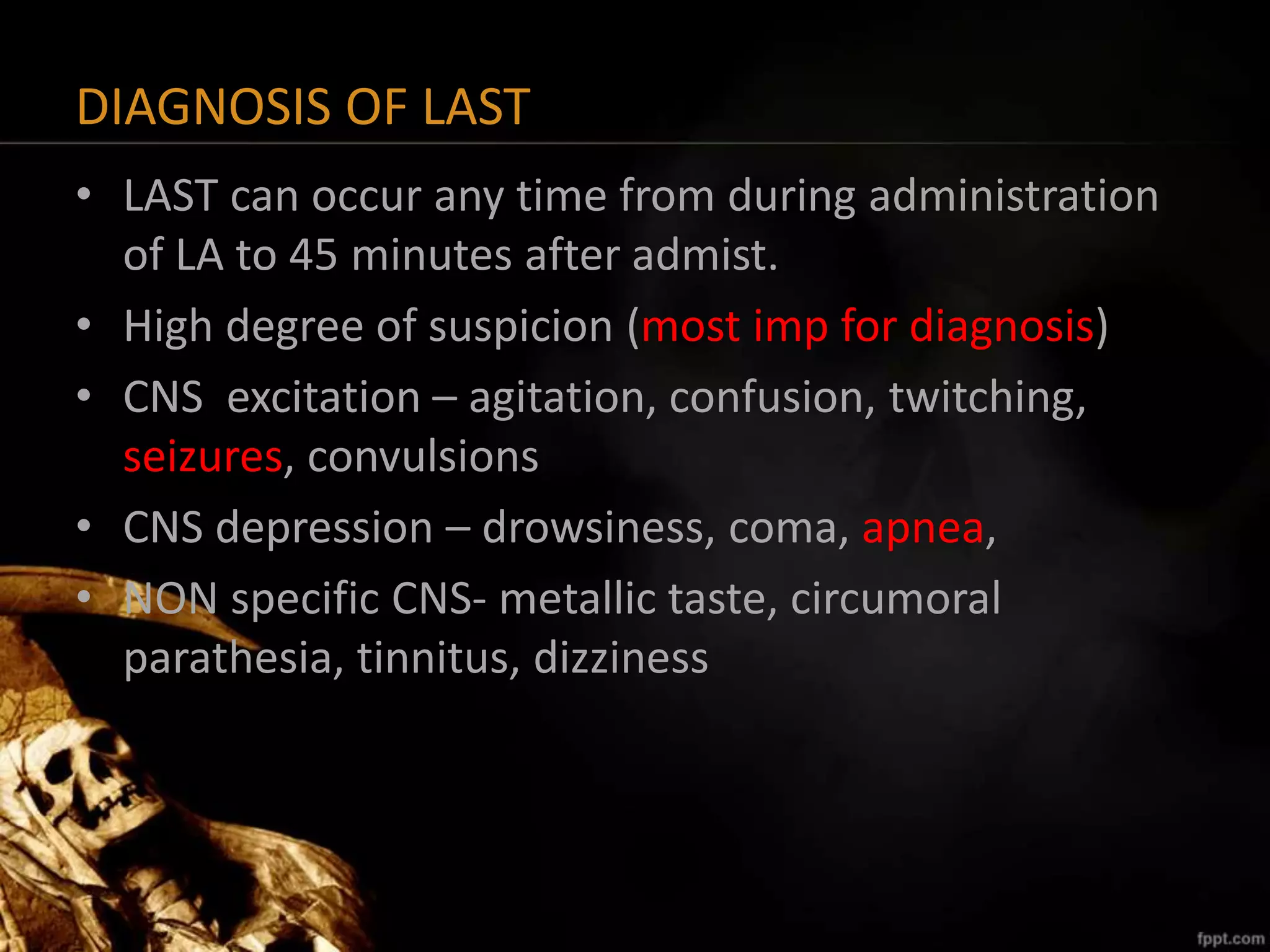 Local anestheticst systemic toxicity | PPTX