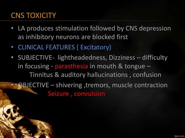 Local anestheticst systemic toxicity | PPTX