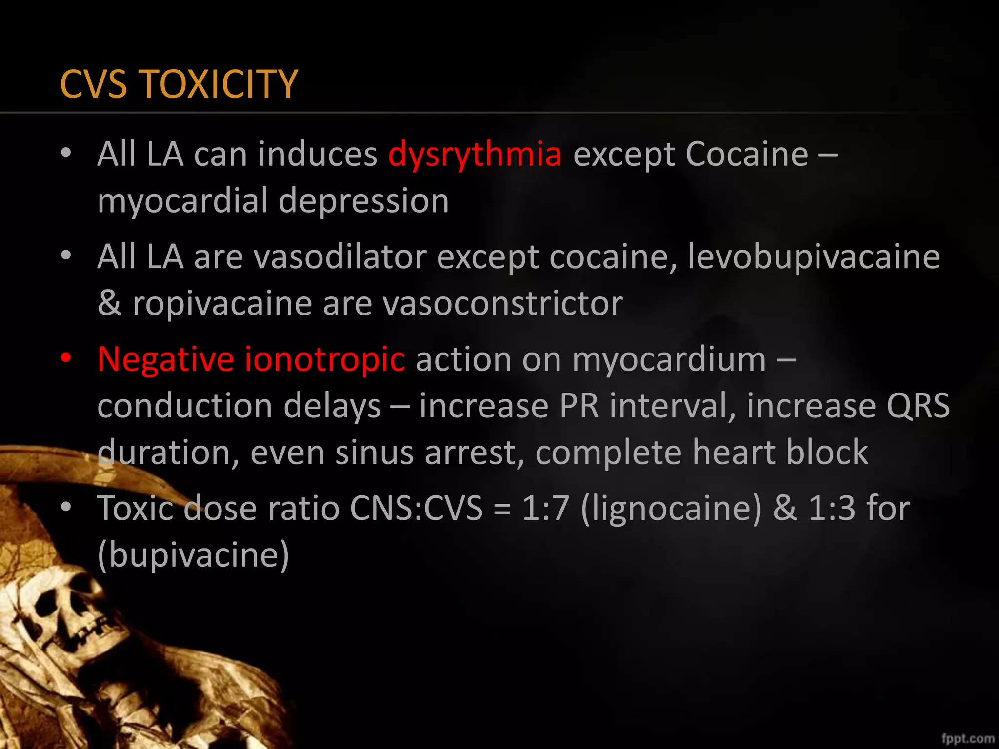 Local anestheticst systemic toxicity | PPTX