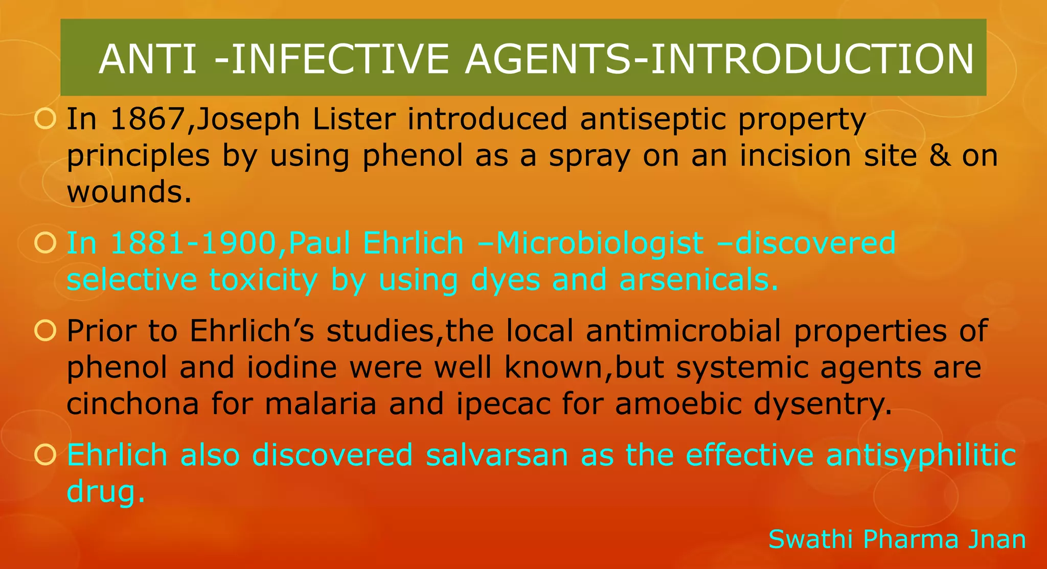 Local antiinfective agents | PPTX