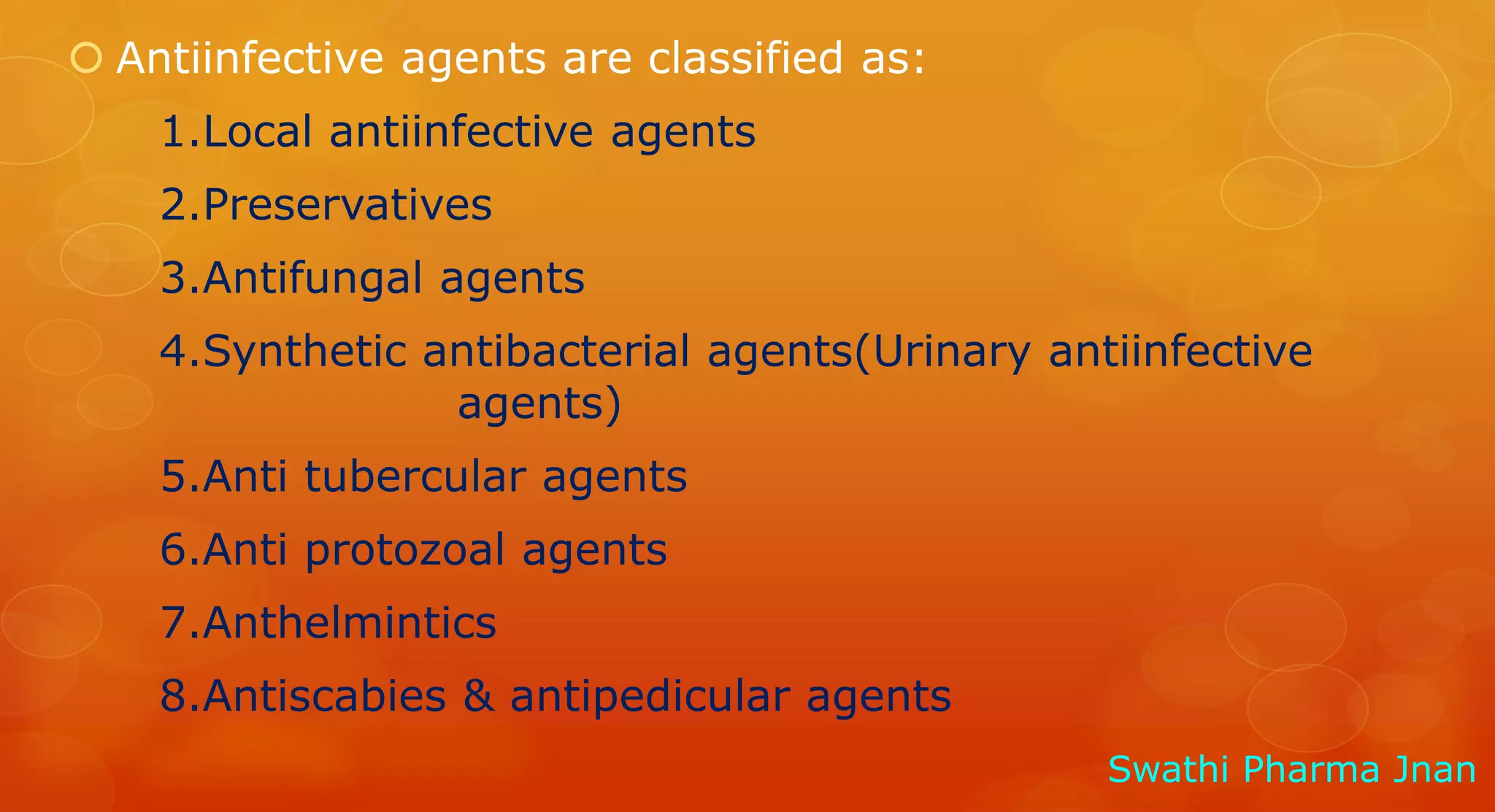 Local antiinfective agents | PPTX