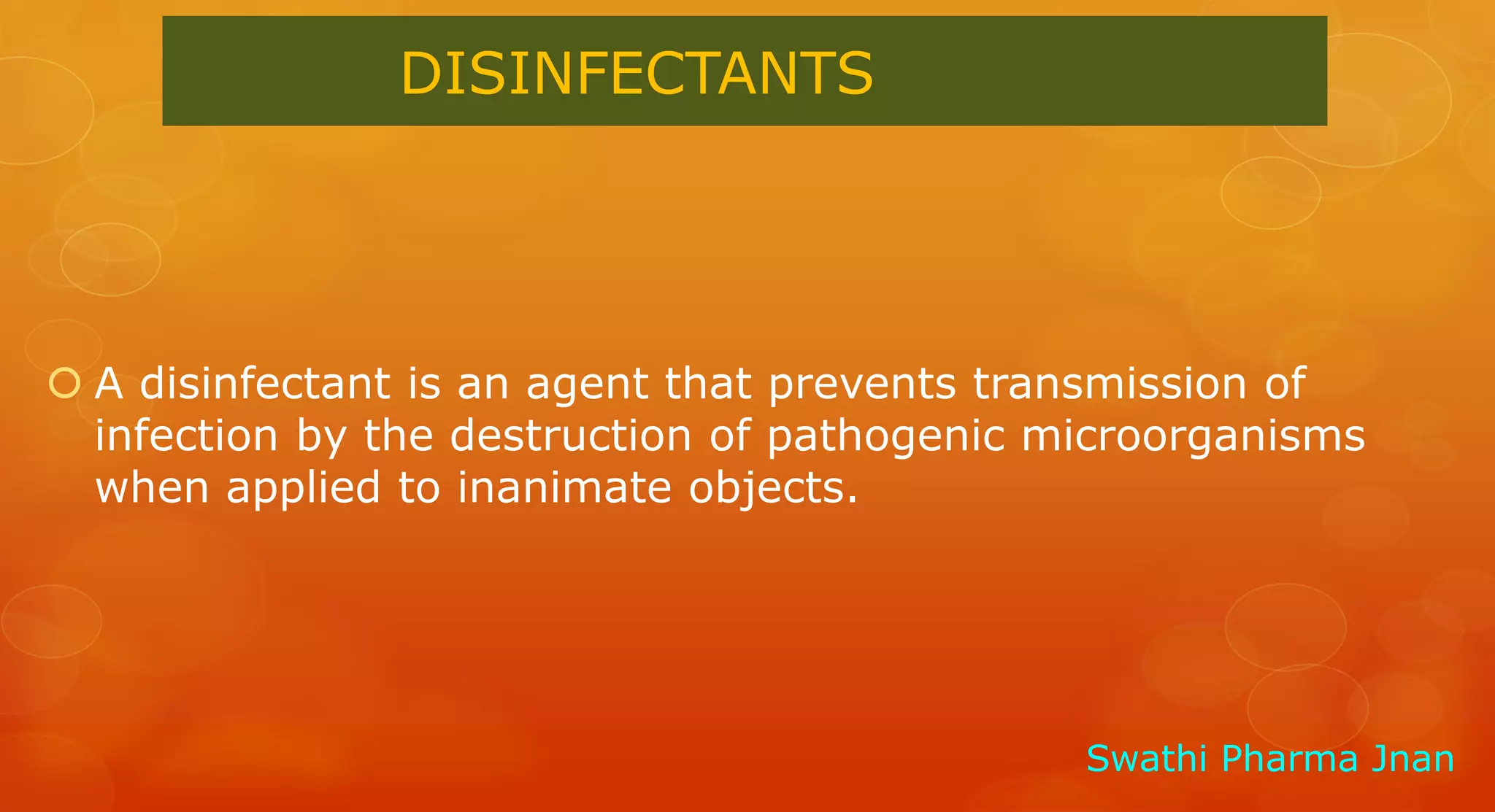 Local antiinfective agents | PPTX