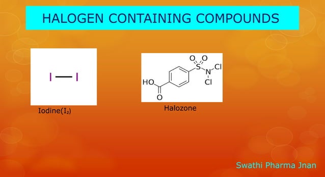 Local antiinfective agents | PPTX | Chemistry | Science