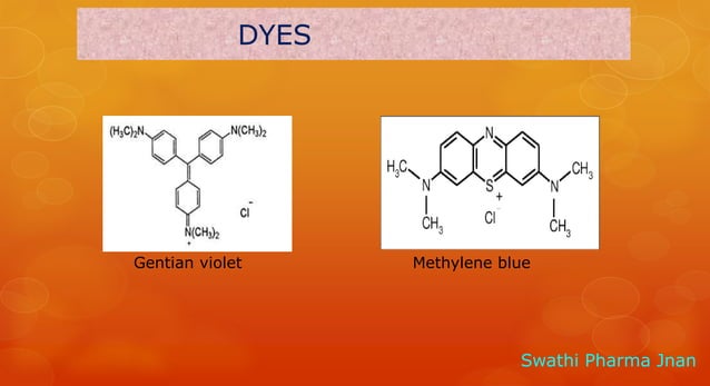 Local antiinfective agents | PPTX | Chemistry | Science