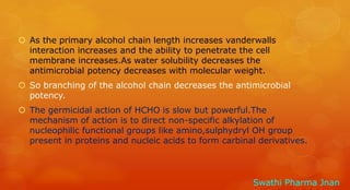 Local antiinfective agents | PPTX | Chemistry | Science