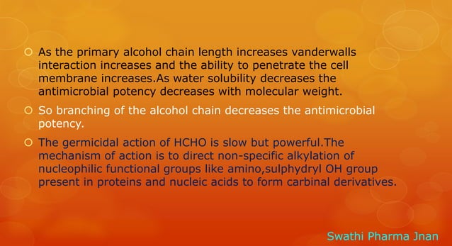 Local antiinfective agents | PPTX | Chemistry | Science