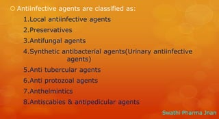 Local antiinfective agents | PPTX