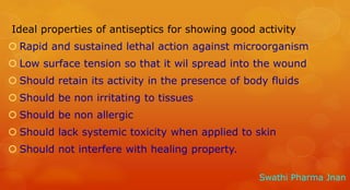 Local antiinfective agents | PPTX