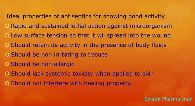 Local antiinfective agents | PPTX | Chemistry | Science