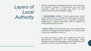 Local autonomy, decentralization and related concepts | PPTX