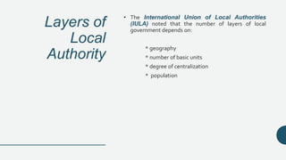 Local autonomy, decentralization and related concepts | PPTX