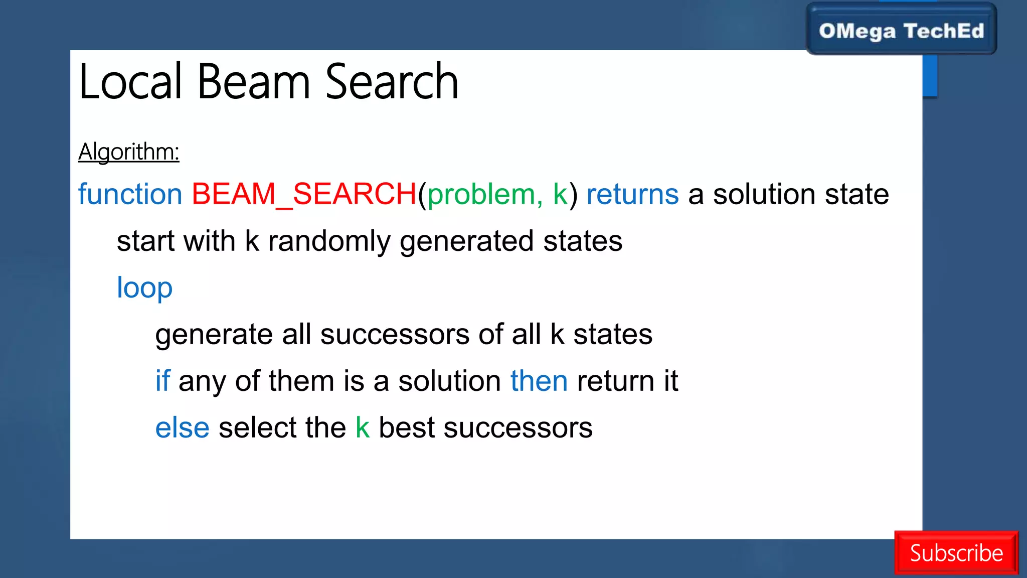 Local beam search example | PPTX