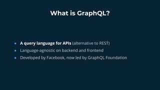 MongoDB.local Berlin: Building a GraphQL API with MongoDB, Prisma and Typescript | PPT
