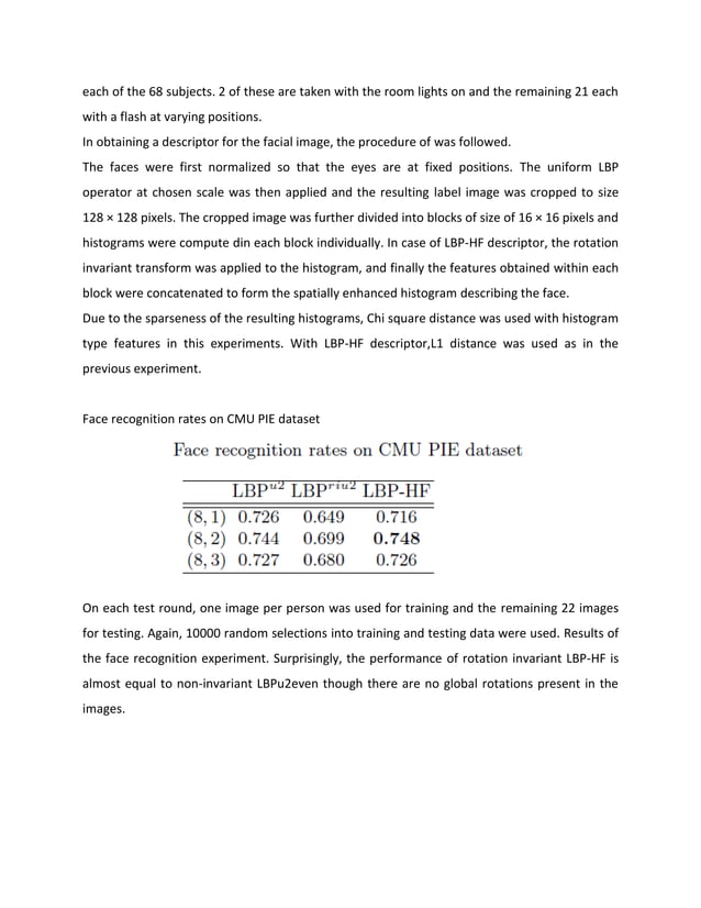 Local binary pattern | PDF