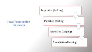 Local chest examination | PPTX