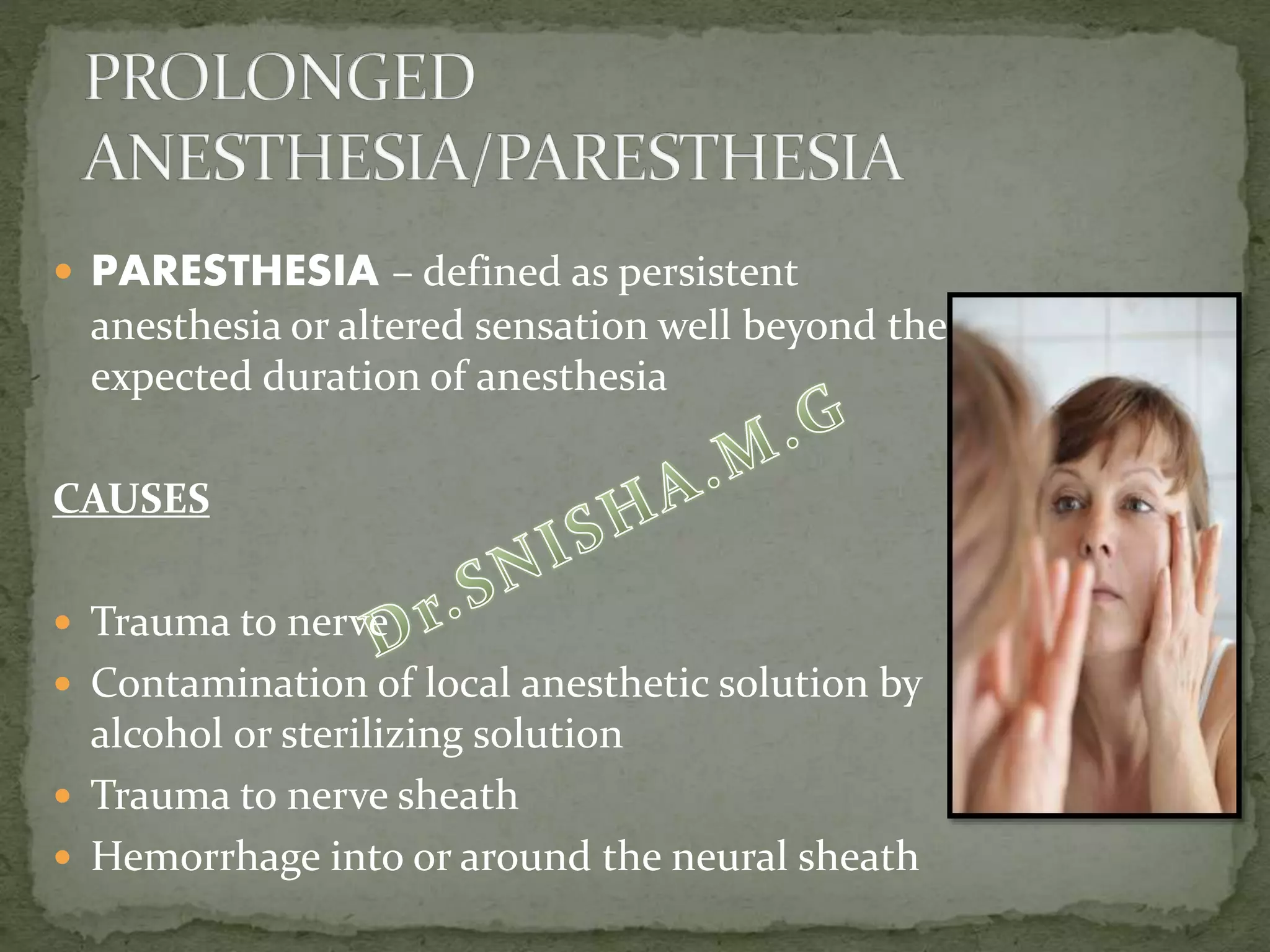 Local complications of Local Anesthesia | PPTX