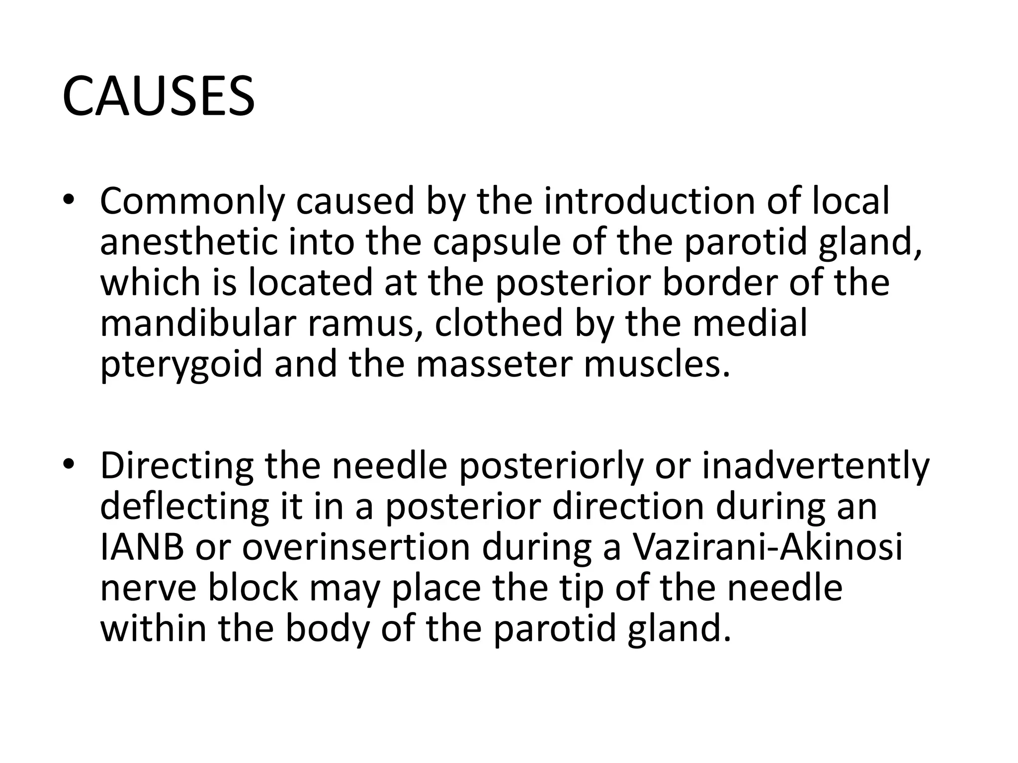 Local complications of local anesthesia | PPTX | First Aid | Injuries