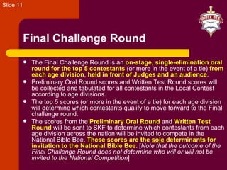 Local contest format and rules | PPT | Books and Literature