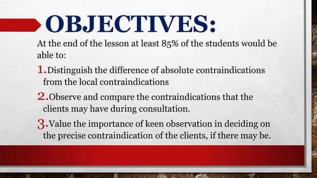 Local contraindication 2020 | PDF